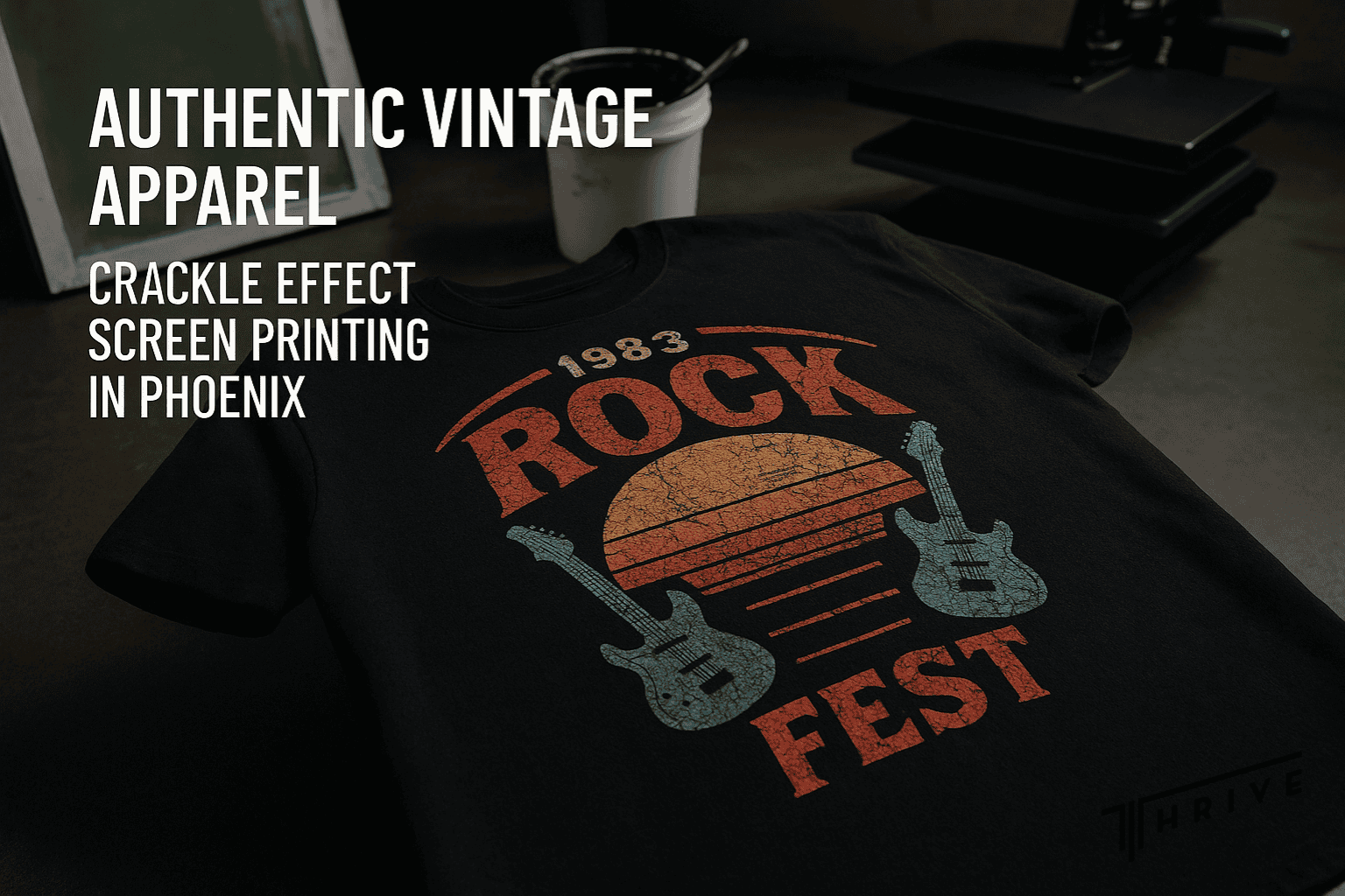 Crackle Effect Screen Printing in Phoenix - Authentic Vintage Prints by ...