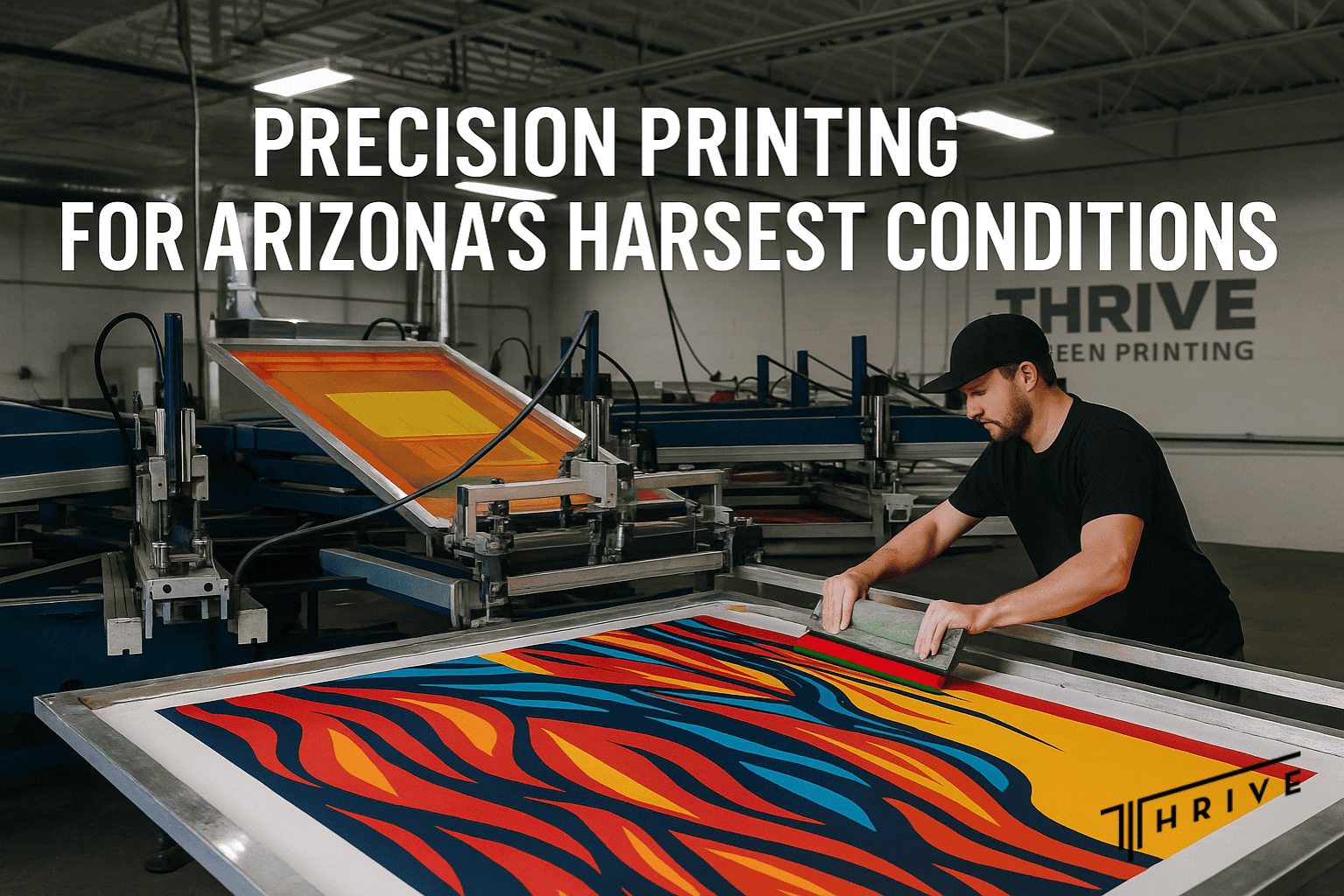 Flat-Bed Screen Printing in Phoenix - Large Format Custom Apparel Solutions